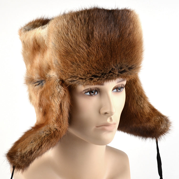 Men's Muskrat Fur Hat – The Russian Store