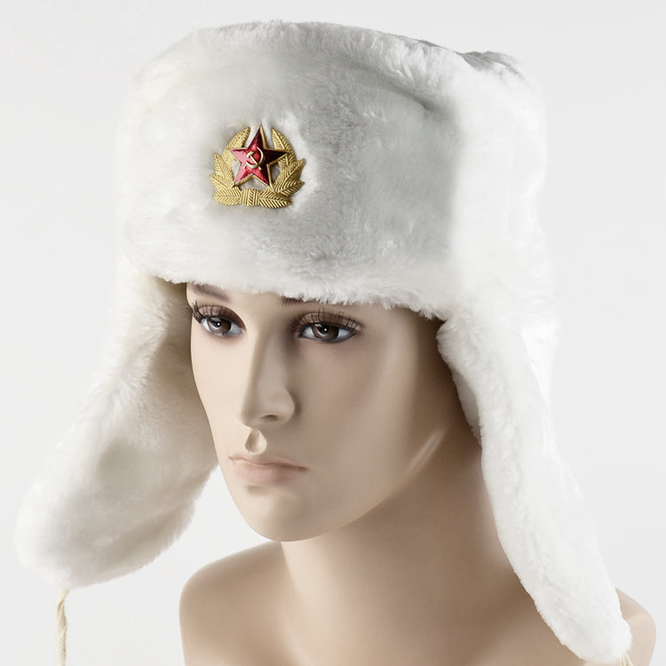 White Russian Shapka Ushanka Hat – The Russian Store