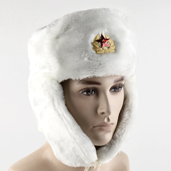 White Russian Shapka Ushanka Hat – The Russian Store